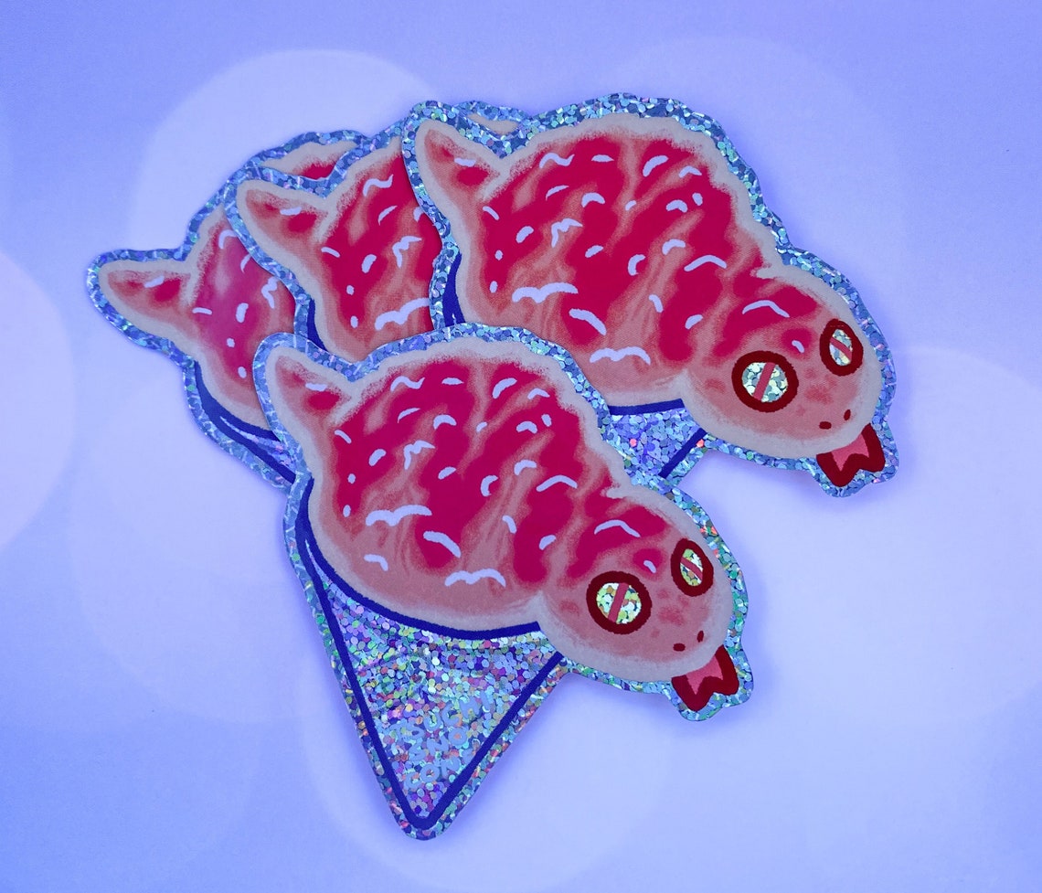 Cryptid Ice Cream Stickers - Etsy