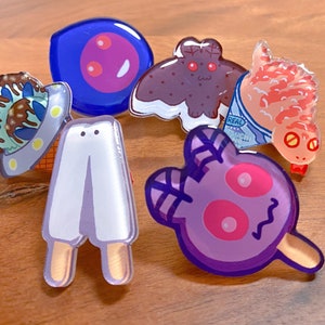 Cryptid Ice Cream Pins - Etsy