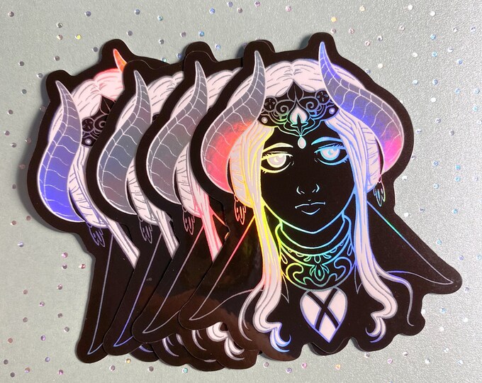 FE3H Edelgard Holo Sticker - Etsy
