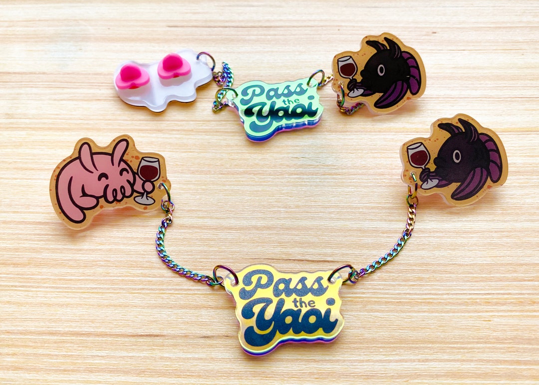 Pass the Yaoi Pin Set - Etsy