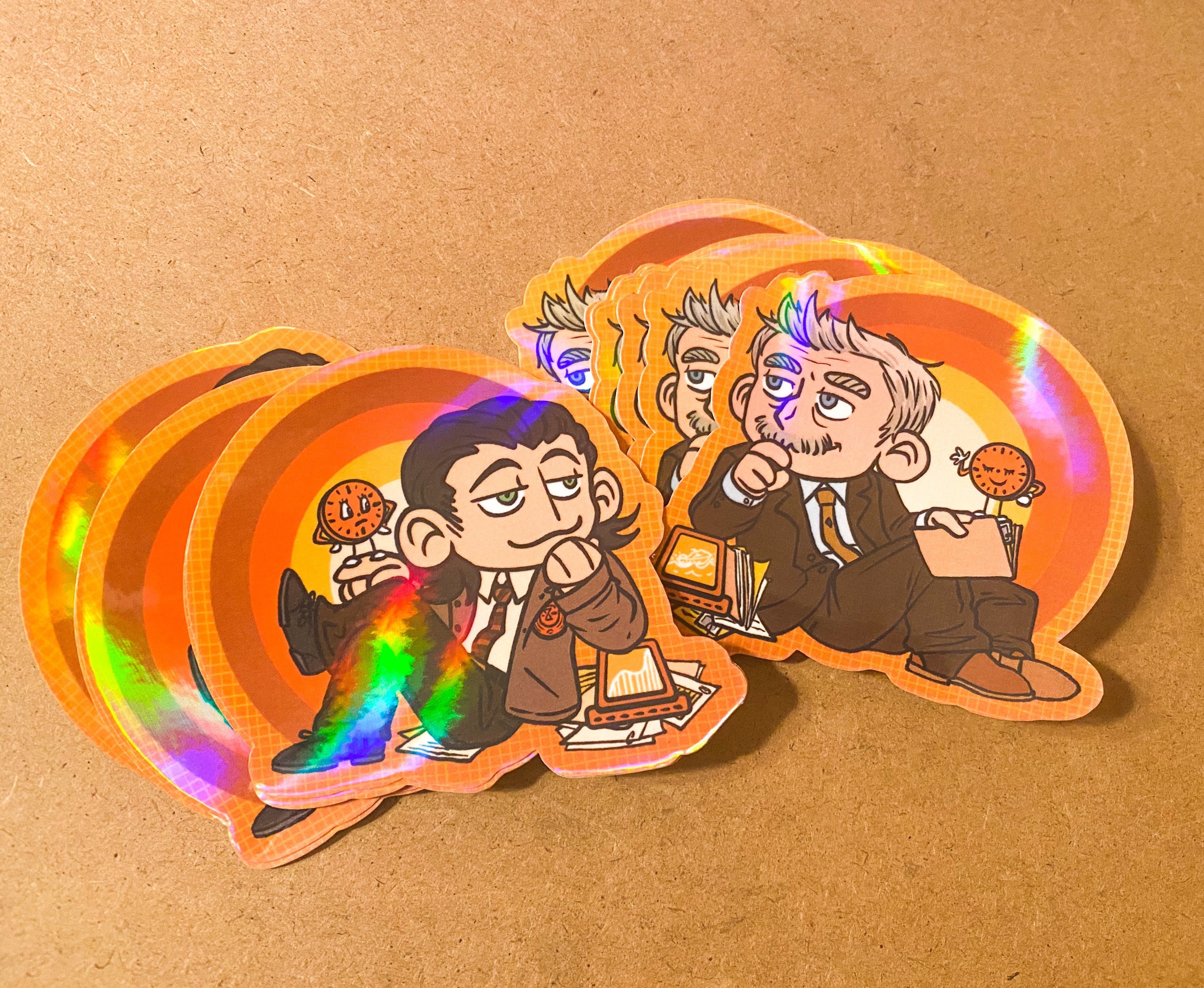 TVA Loki & Mobius Stickers | Etsy