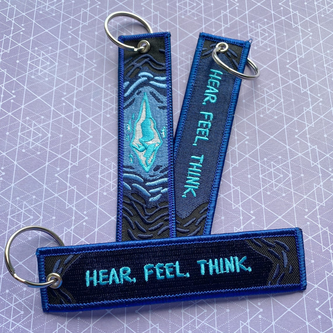 FFXIV Embroidered Key Tags - Etsy
