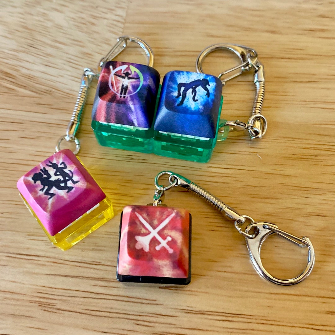 FFXIV Keycap Fidget Keychains - Etsy