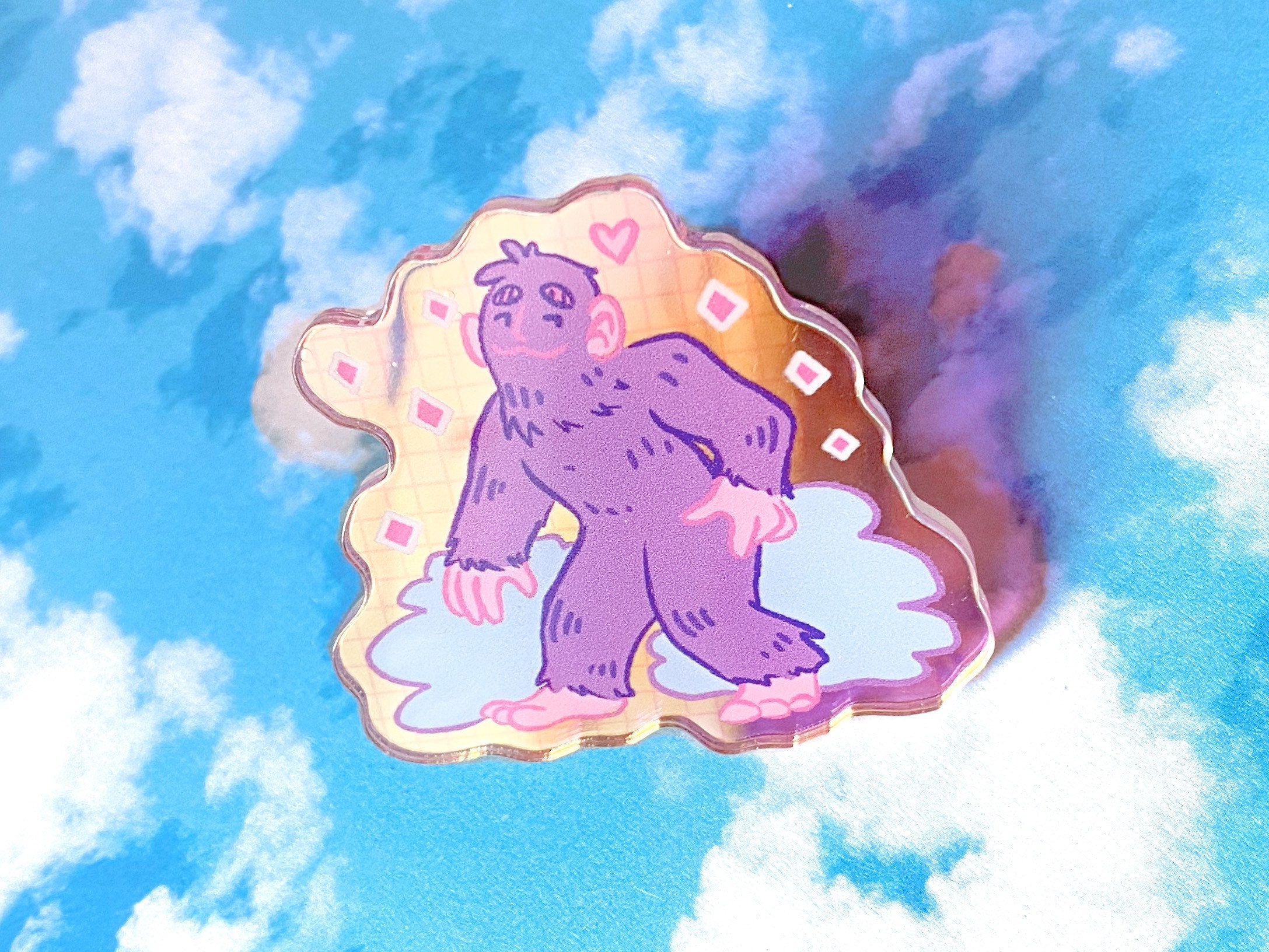 Cryptid Holo Pins - Etsy