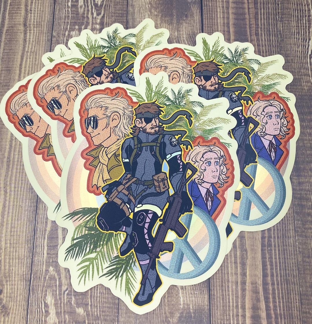 MGS: Peace Walker Big Sticker - Etsy