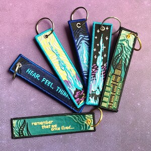 FFXIV Embroidered Key Tags - Etsy