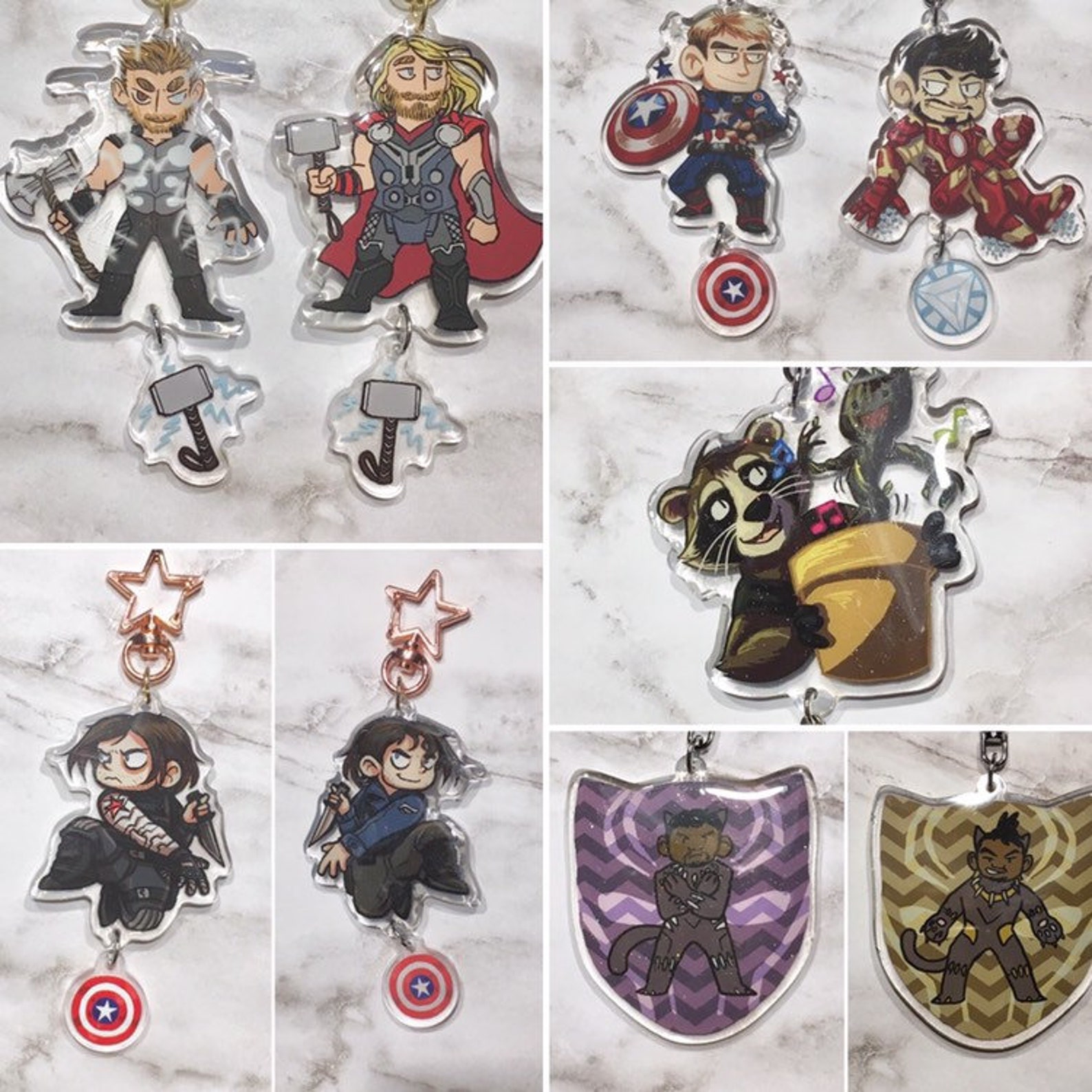 Marvel Charms | Etsy