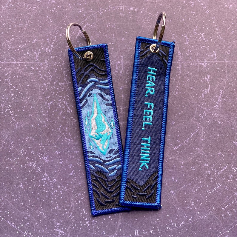 FFXIV Embroidered Key Tags - Etsy