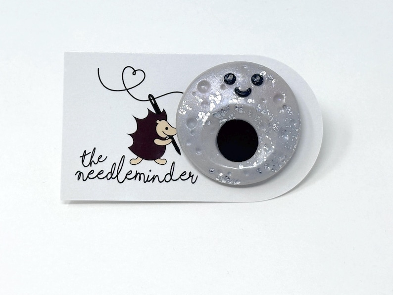 Moon Magnetic Magnetic Floss Drop & Needle Minder - Handmade Clay - Etsy