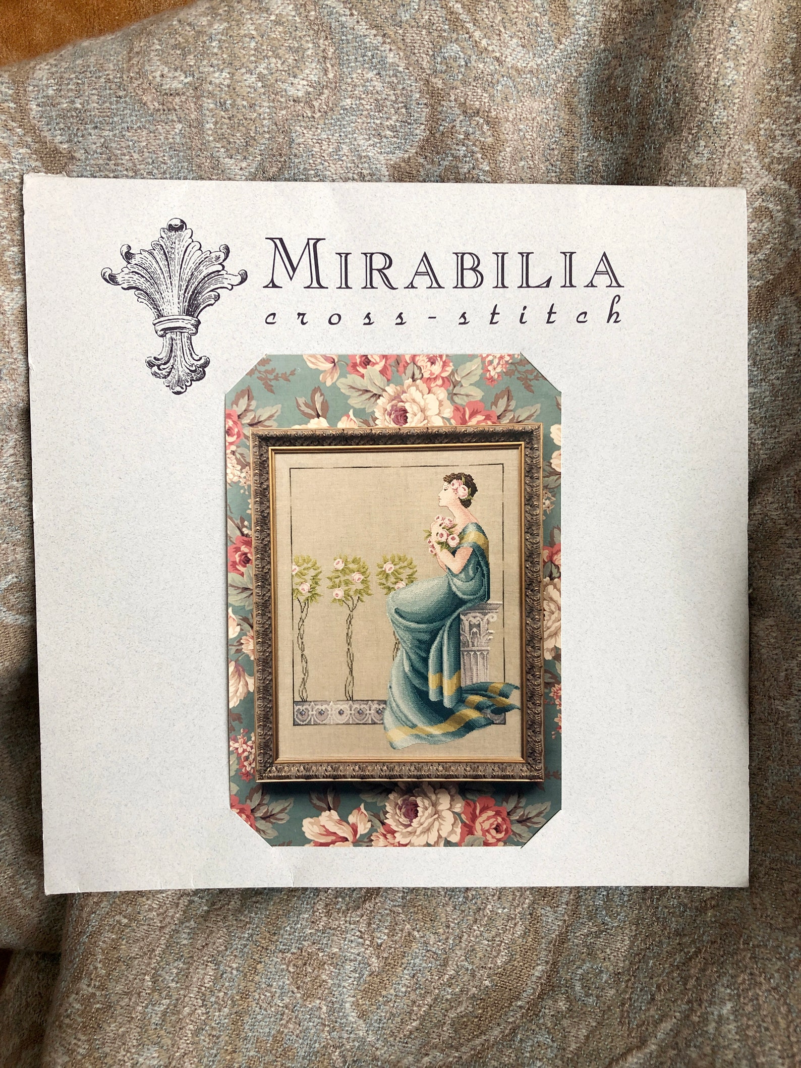 RARE Out of Print Mirabilia Damask Roses Vintage | Etsy