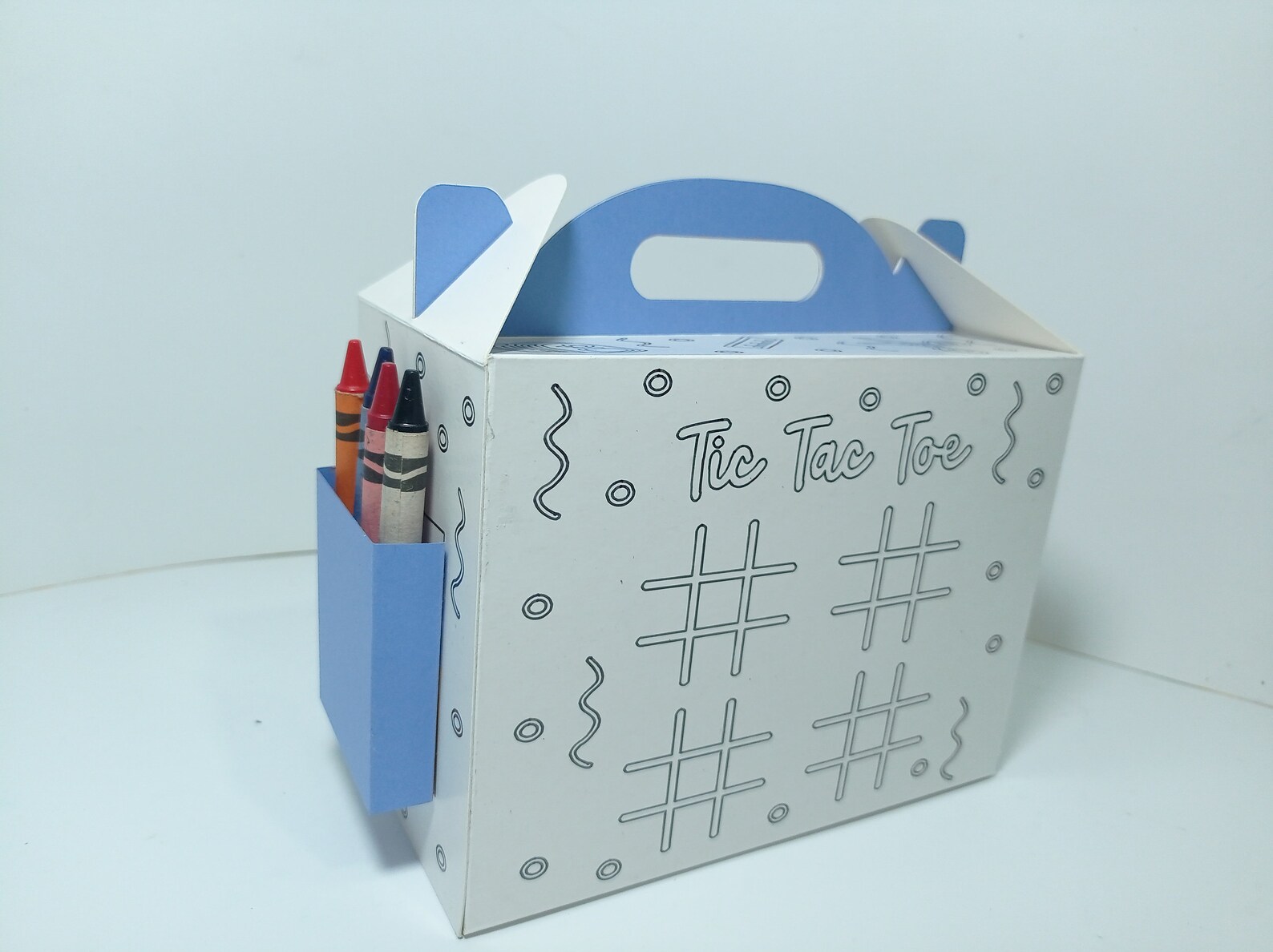 Svg Back to School Coloring Box Crayon Holder Box Template - Etsy