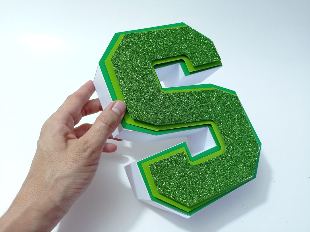 3d Letter Svg S 3d Letter Svg File For Cricut 3d Letter Template