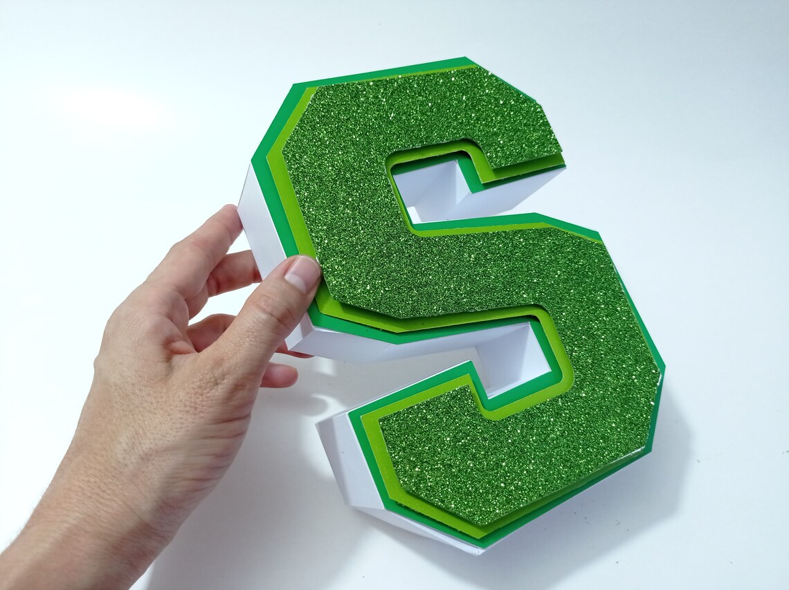3D Letter Svg s 3D Letter Svg File for Cricut 3D - Etsy