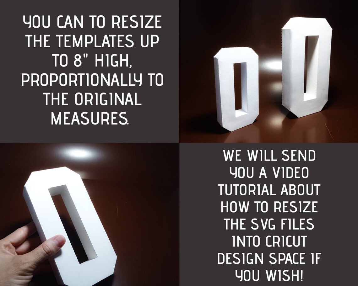 3D Numbers Svg 0 to 9 3D Numbers svg Files for Cricut 3D | Etsy