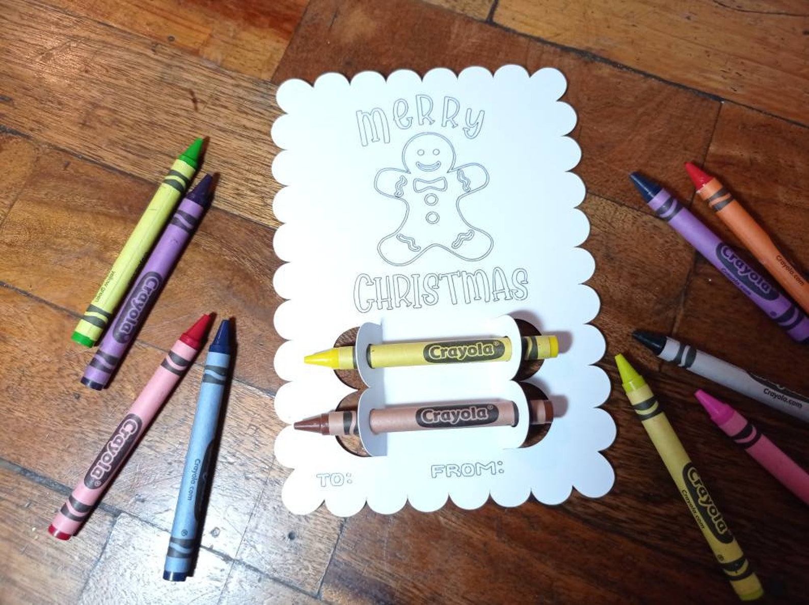 3 Svg Coloring Card Christmas Snowman Reindeer Gingerbread Man - Etsy