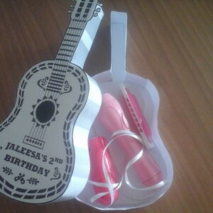 Custom Guitar Coco Box, Coco Party Supplies, Template Box, Coco ...