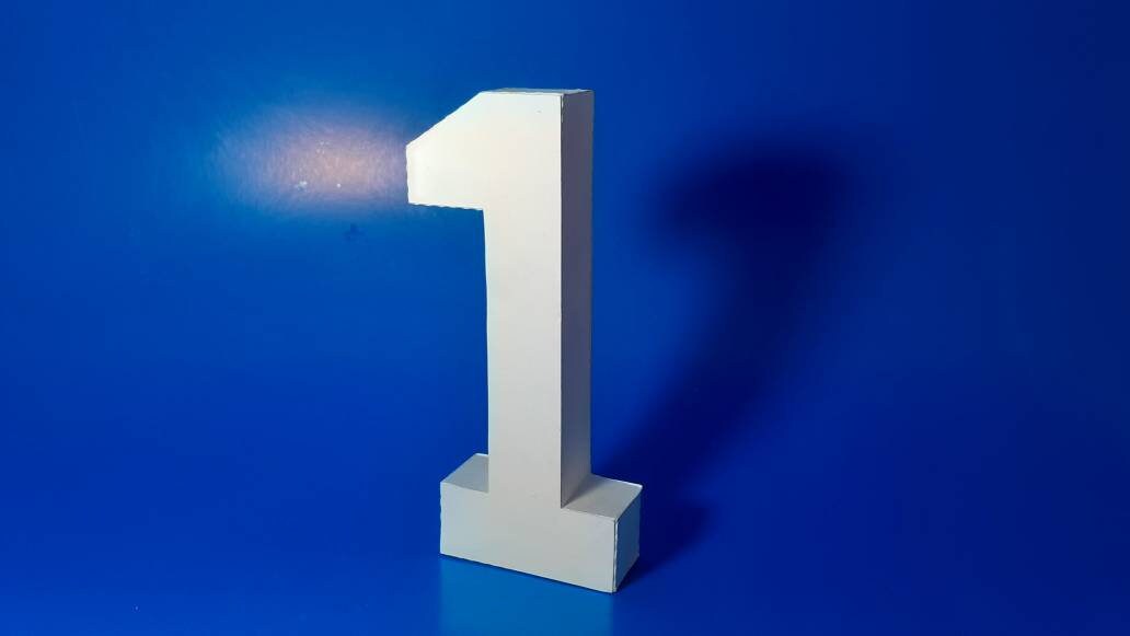 3D Number Svg 1 3D Numbers 1 Svg Files - Etsy Australia