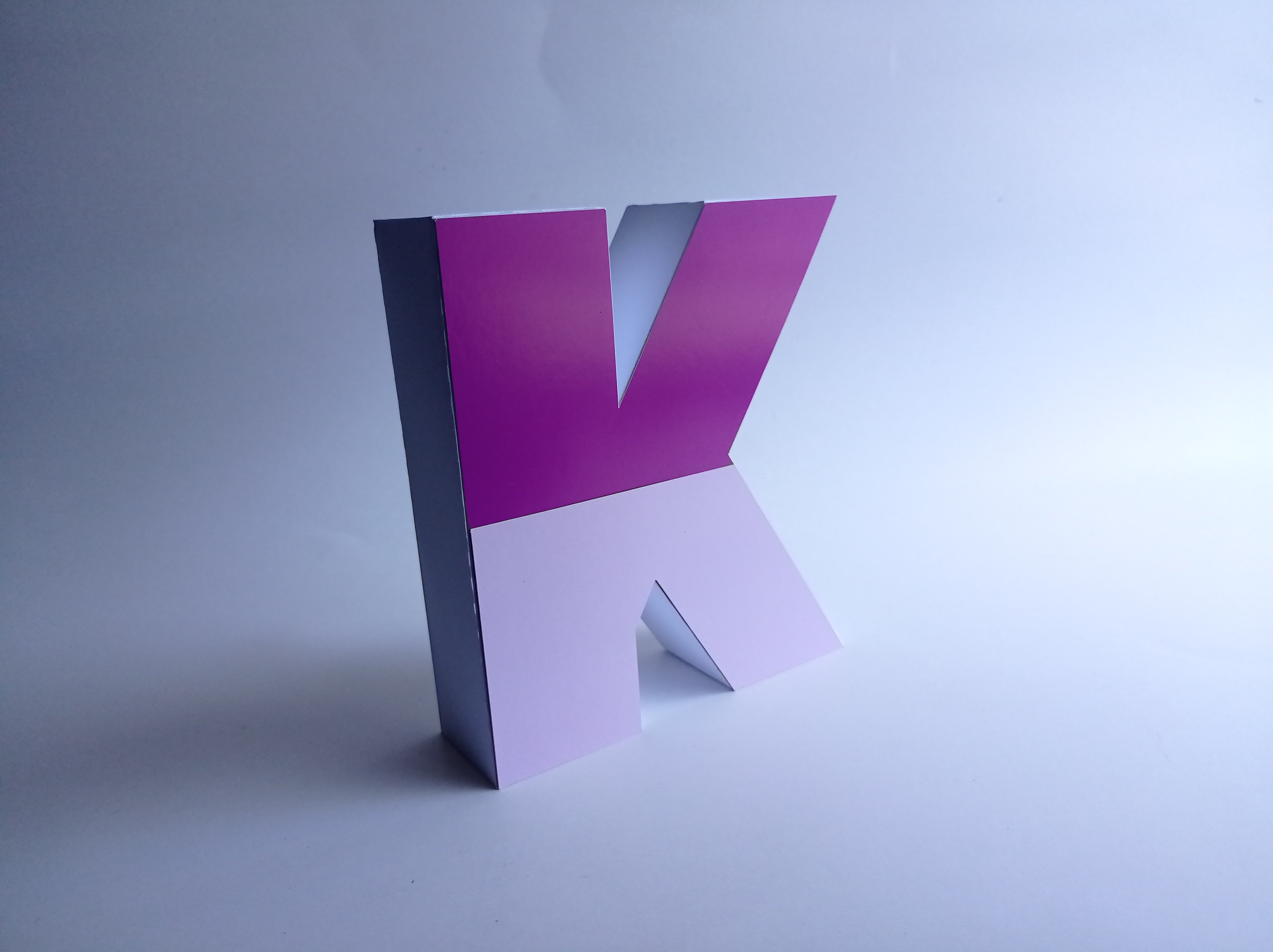 3D Letter Svg k 3D Letter Svg File for Cricut 3D - Etsy Canada