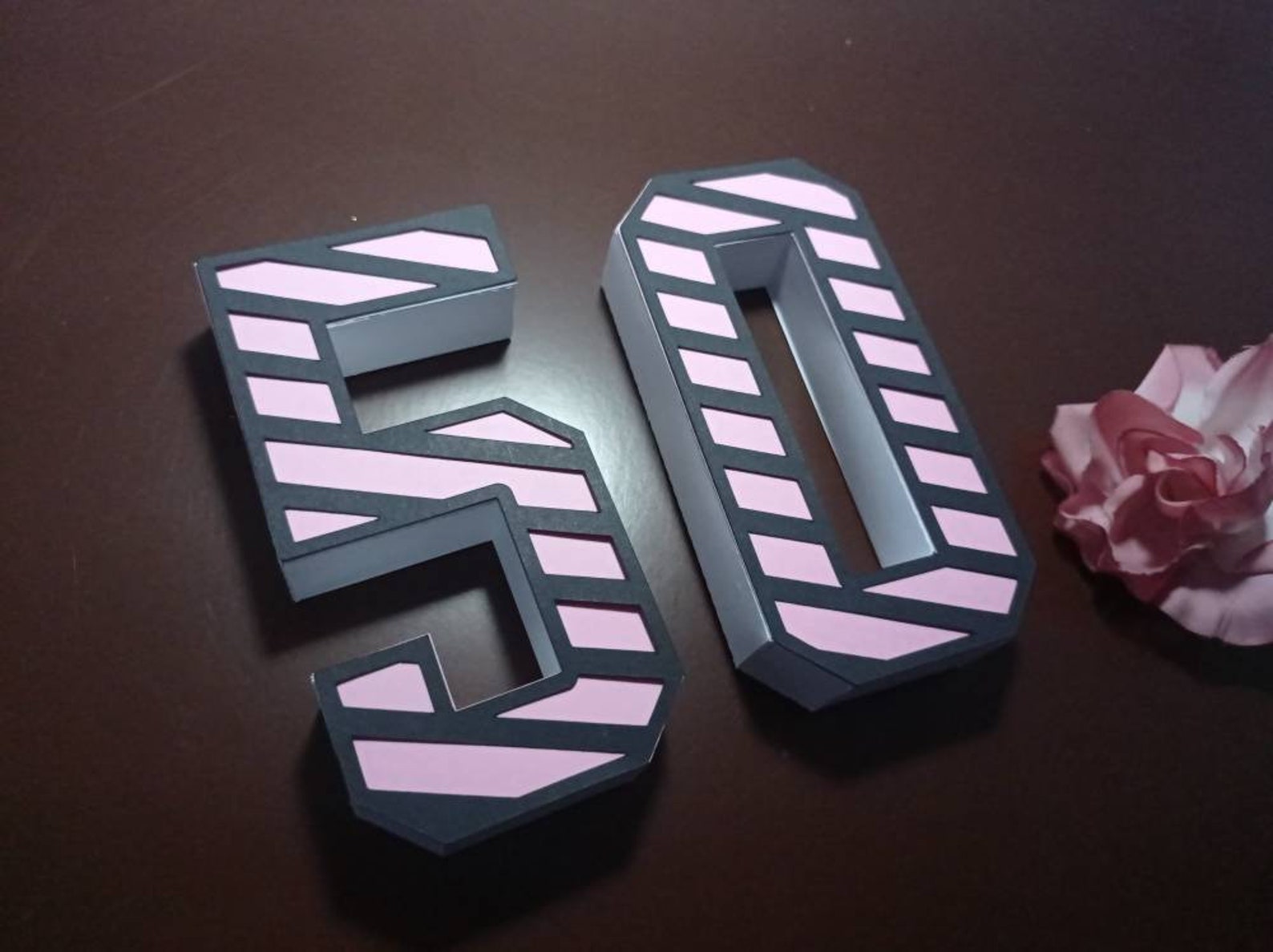 Layers for 3D Letters Svg Numbers Svg Diagonal Stripes Svg - Etsy