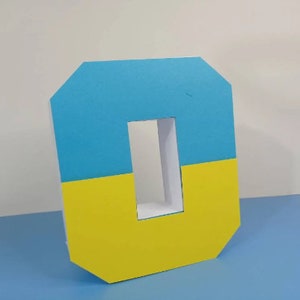 3D Letter Svg "o" 3D Letter Svg File for Cricut 3D Letter Template ...