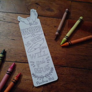 Psalms 91 Set 4 Svg Coloring Bookmarks Psalms 91 Bible Journaling ...