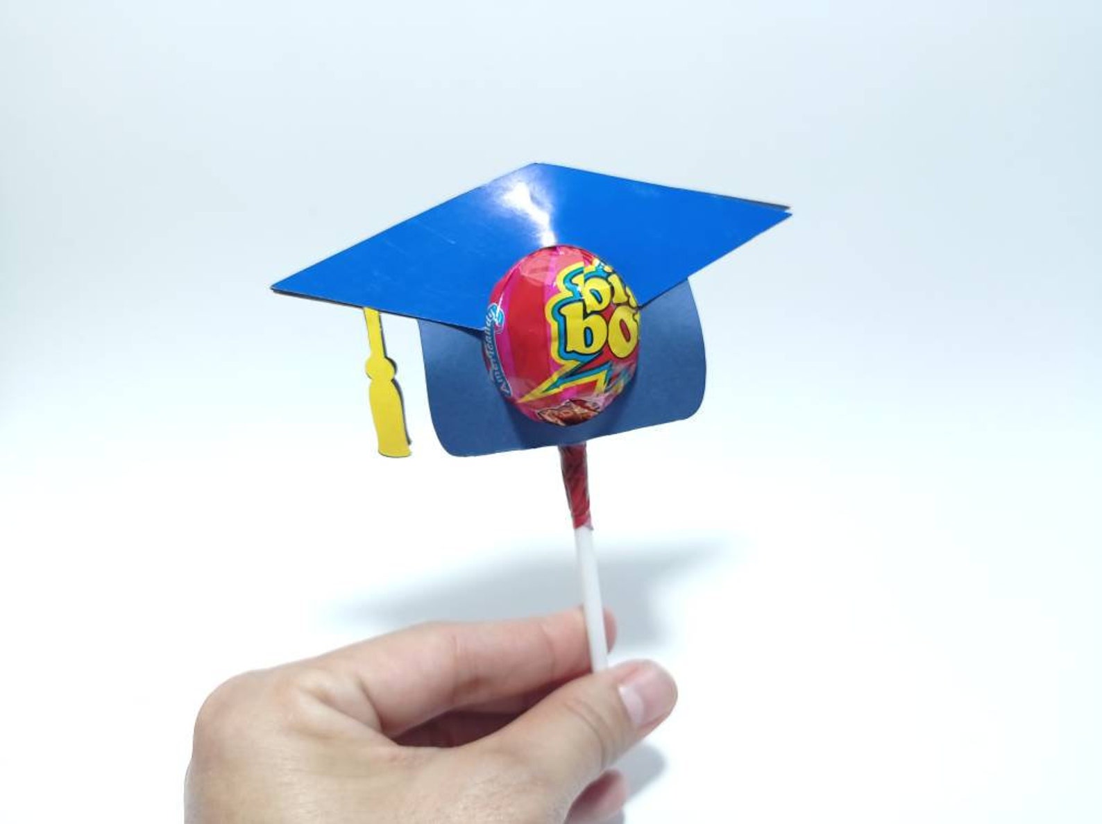 Graduation Cap Lollipop Holder DIY Assembly SVG template - Etsy