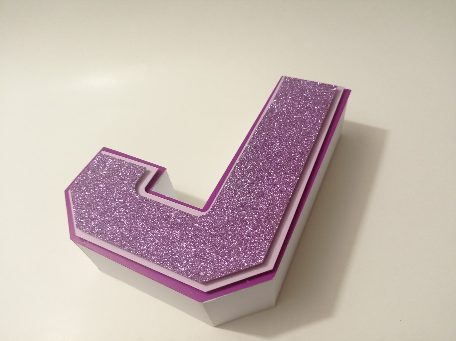 3D Letter Svg j 3D Letter Svg File for Cricut 3D - Etsy