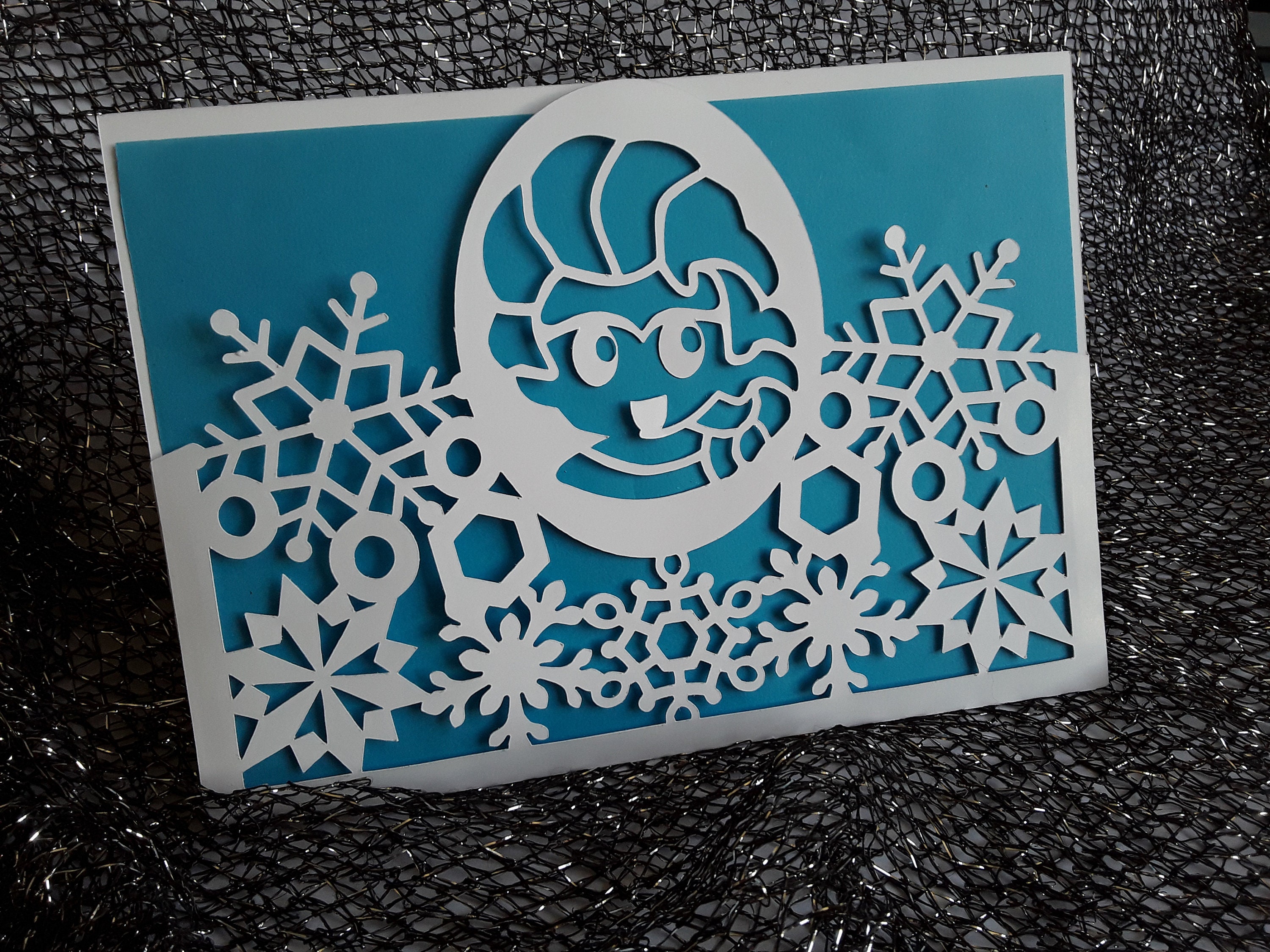 SVG Frozen Envelope Template Princess Invitation Pocket - Etsy España