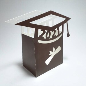 2 SVG Graduation Box Envelope Card Class of 2021 Invitations Card ...