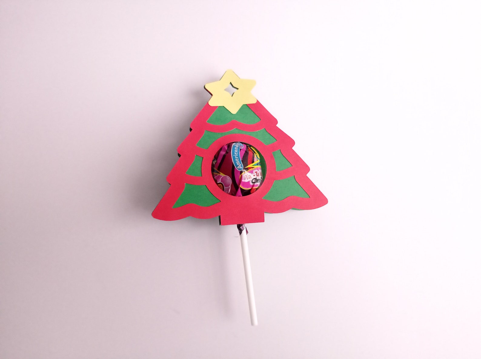 SVG Christmas Tree Lollipop Holder Favor for Kids Christmas | Etsy