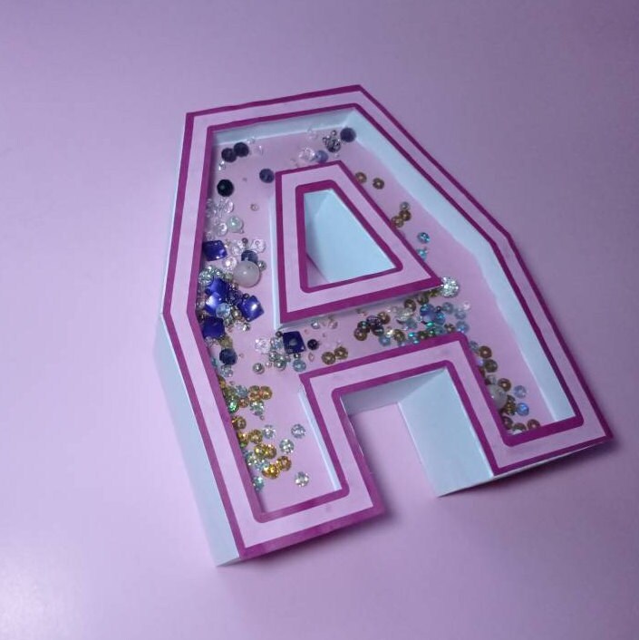 3D Shaker Letter Svg a 3D Letter Svg File for - Etsy UK