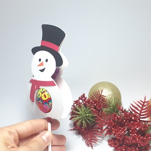 SVG Snowman Lollipop Holder Winter Svg Favor for Kids Christmas ...