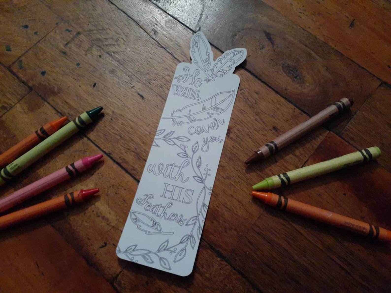 Psalms 91 Set 4 Svg Coloring Bookmarks Psalms 91 Bible | Etsy