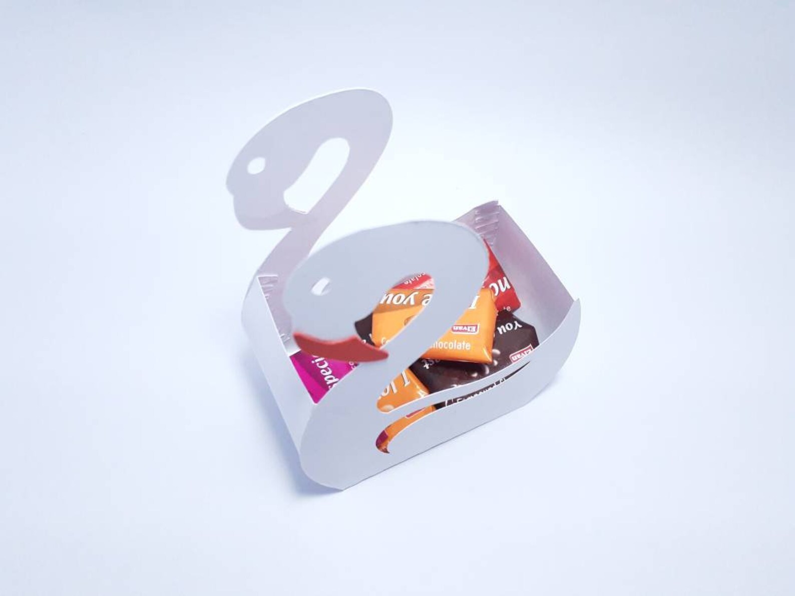 Swan Party Favor Box Svg Flamingo Party Boxes Cutting File - Etsy