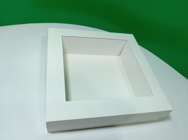 Shadow Box SVG Template Shadow Box Frame Flowers SVG Rolled - Etsy