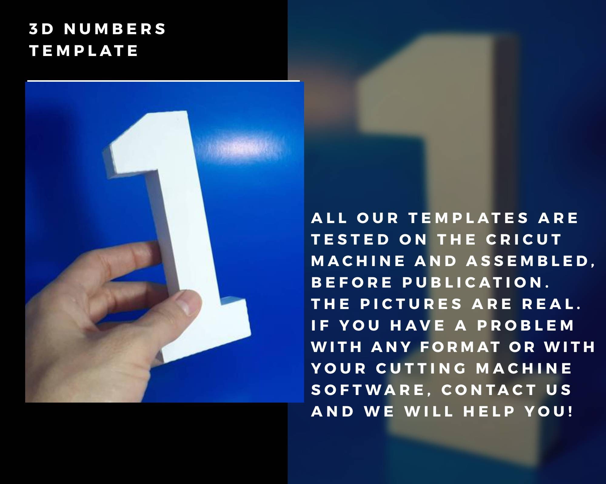 3D Numbers Svg 0 to 9 3D Numbers svg Files for Cricut 3D - Etsy España