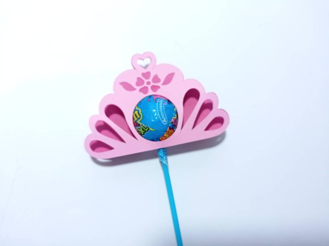 Queen's Crown Lollipop Holder SVG Favor for Kids Template | Etsy