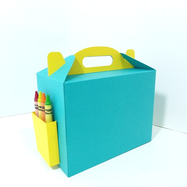 Coloring Suitcase Box Svg - Etsy