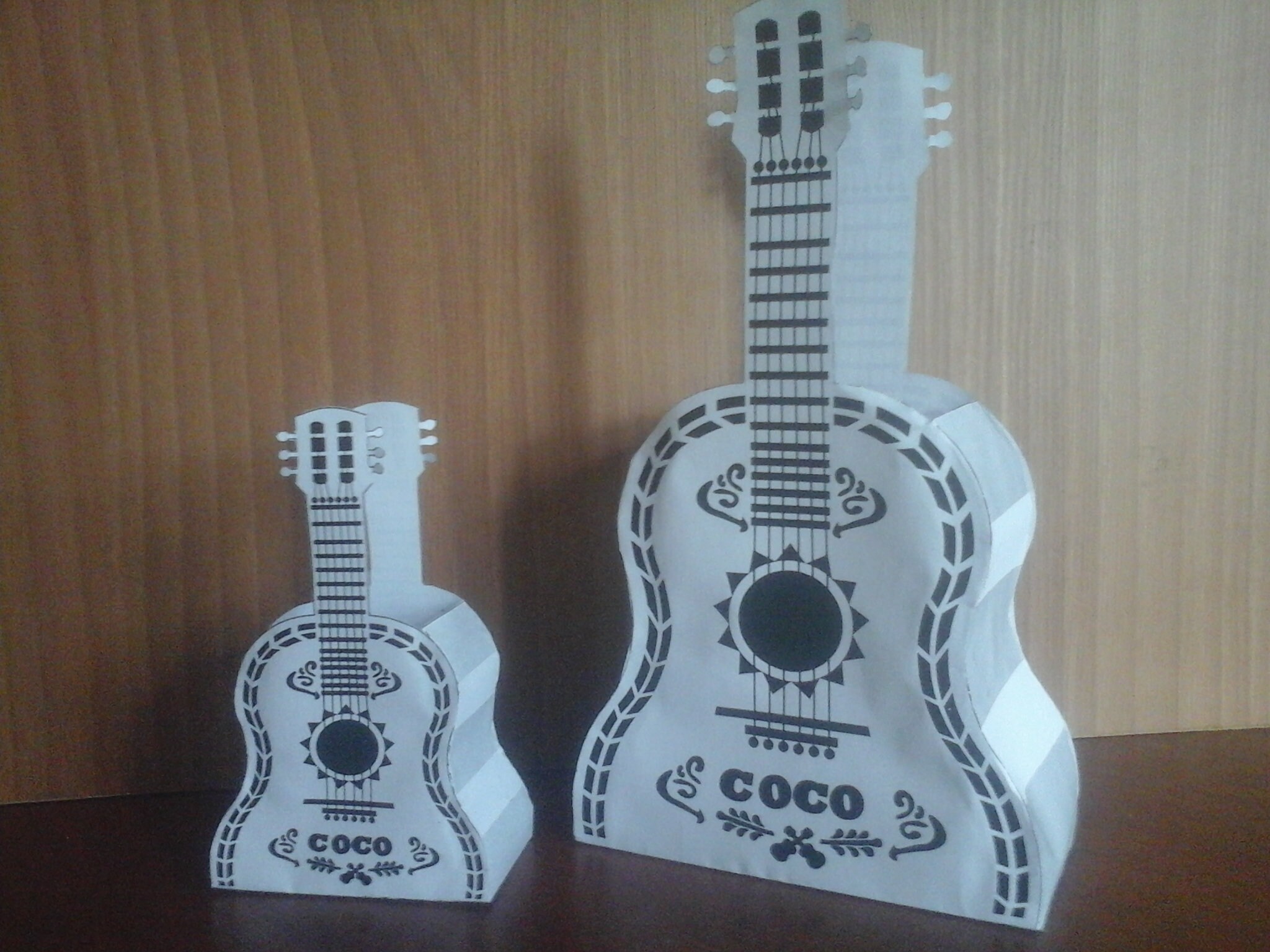 Set Three Coco Guitar Box Favor Templates Box Gift Box SVG | Etsy