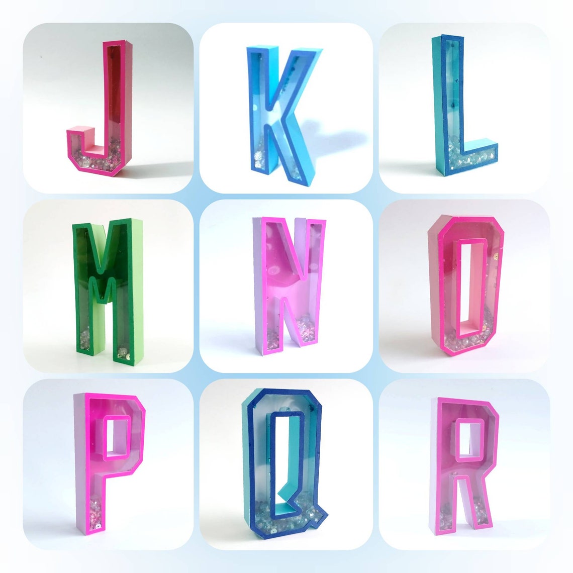 3D A-Z Shaker Letters Svg Alphabet A to Z Files for Cricut 3D - Etsy