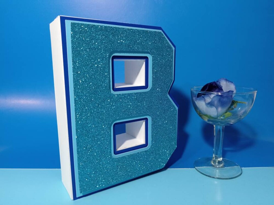 3D Letter Svg "b" 3D Letter Svg File for Cricut 3D Letter Template ...