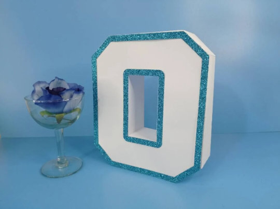 3D Letter Svg "o" 3D Letter Svg File for Cricut 3D Letter Template ...