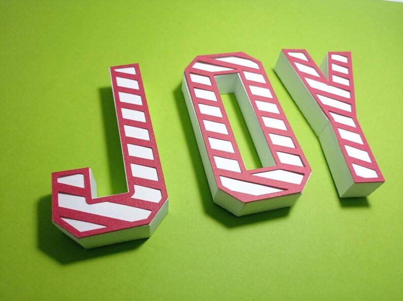 Layers for 3D Letters Svg Numbers Svg Diagonal Stripes Svg - Etsy