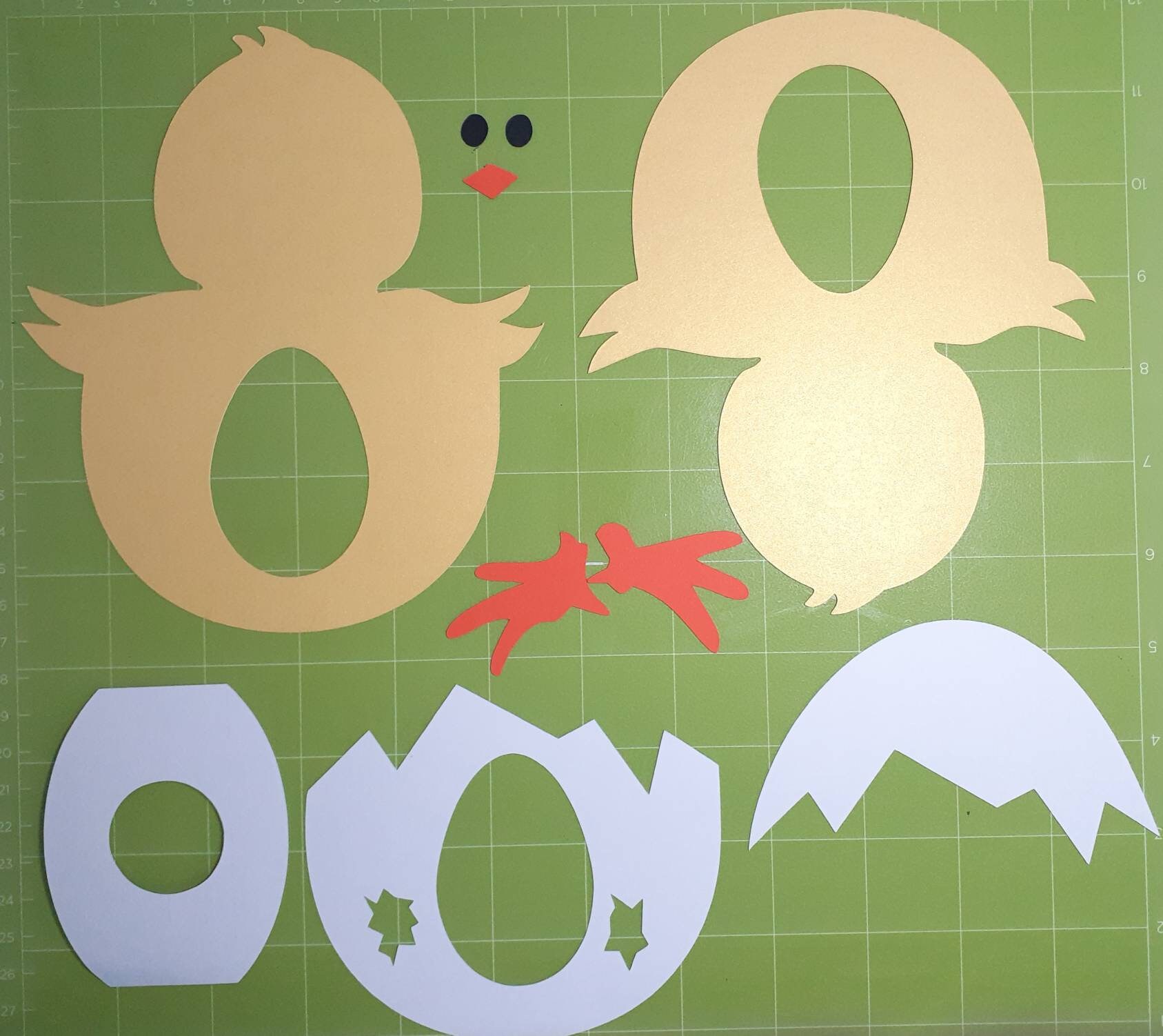 Easter Chick Egg Holder SVG Template Chick Kinder Egg SVG - Etsy