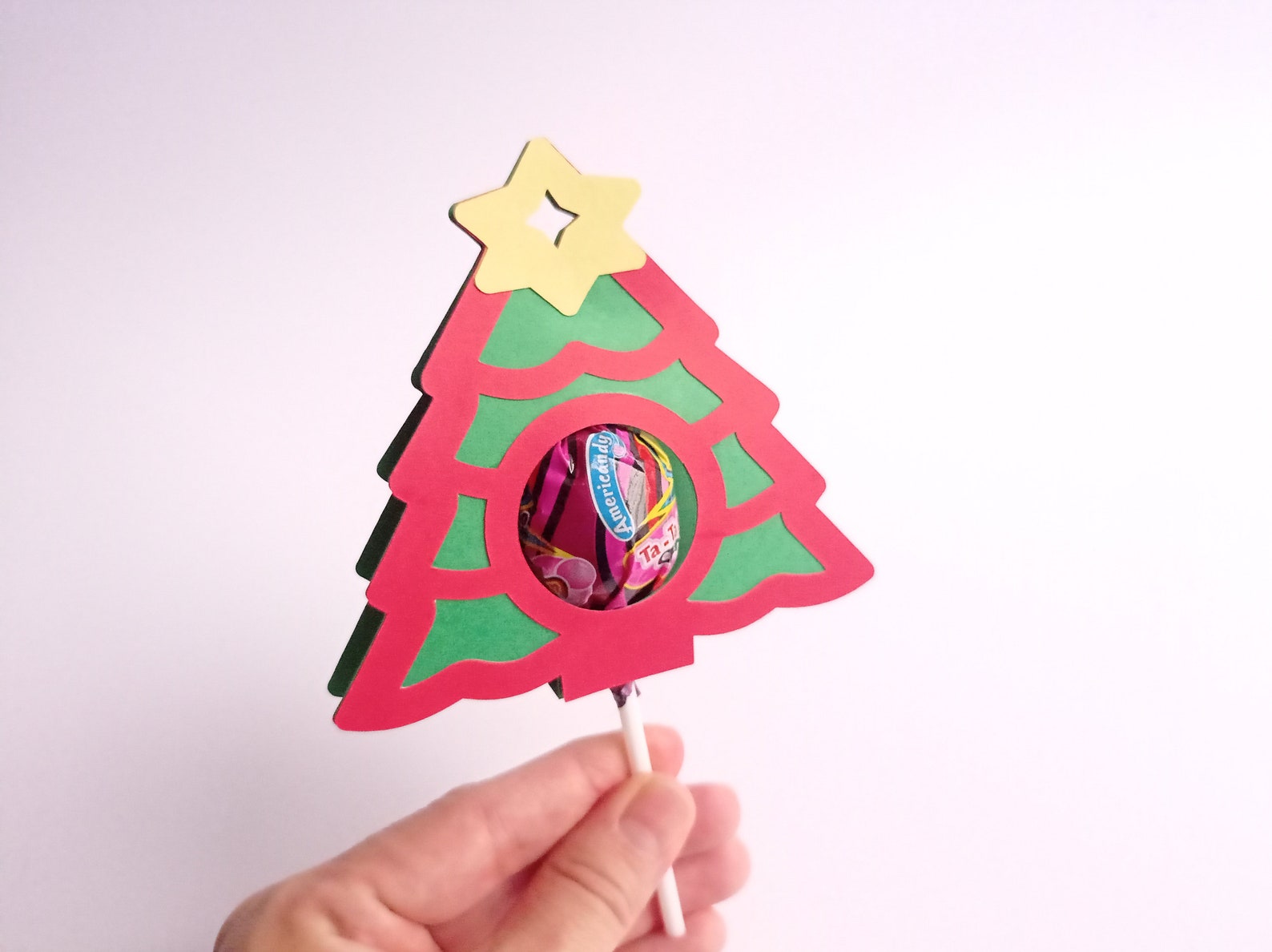 SVG Christmas Tree Lollipop Holder Favor for Kids Christmas | Etsy