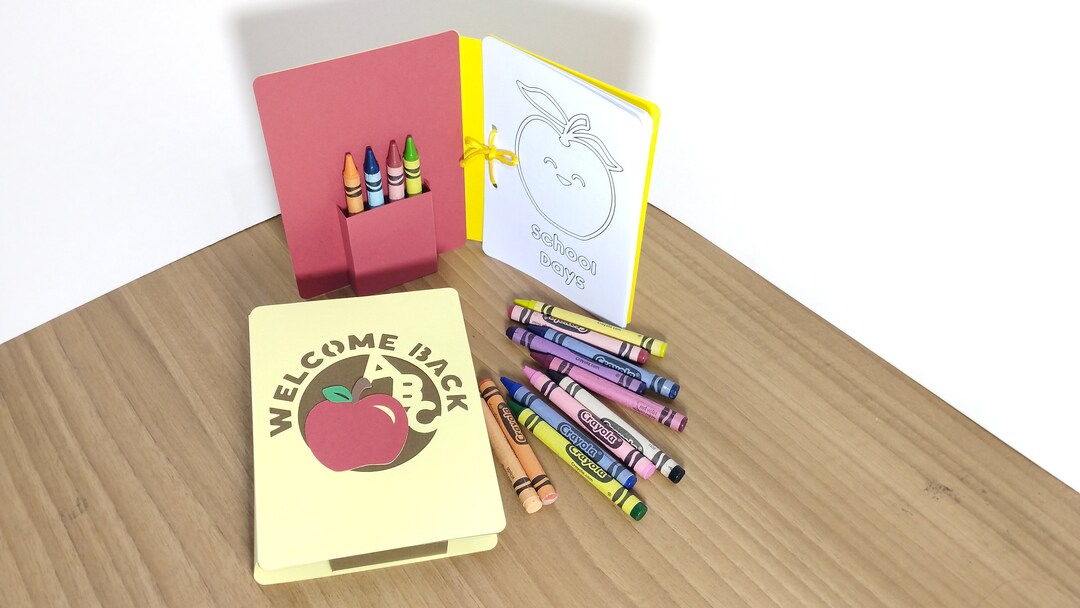 SVG Back to School Activity Book | Coloring Book Template for Kids ...