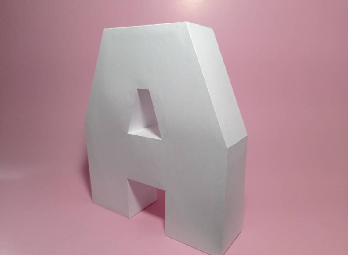 3D Letter Svg A 3D Letter svg File for Cricut 3D - Etsy España