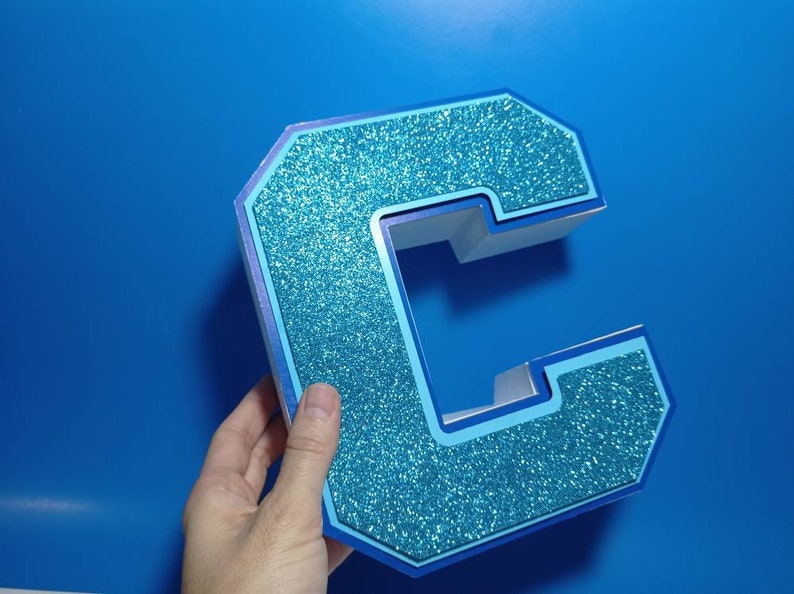 3D Letter Svg c 3D Letter Svg File for Cricut 3D - Etsy