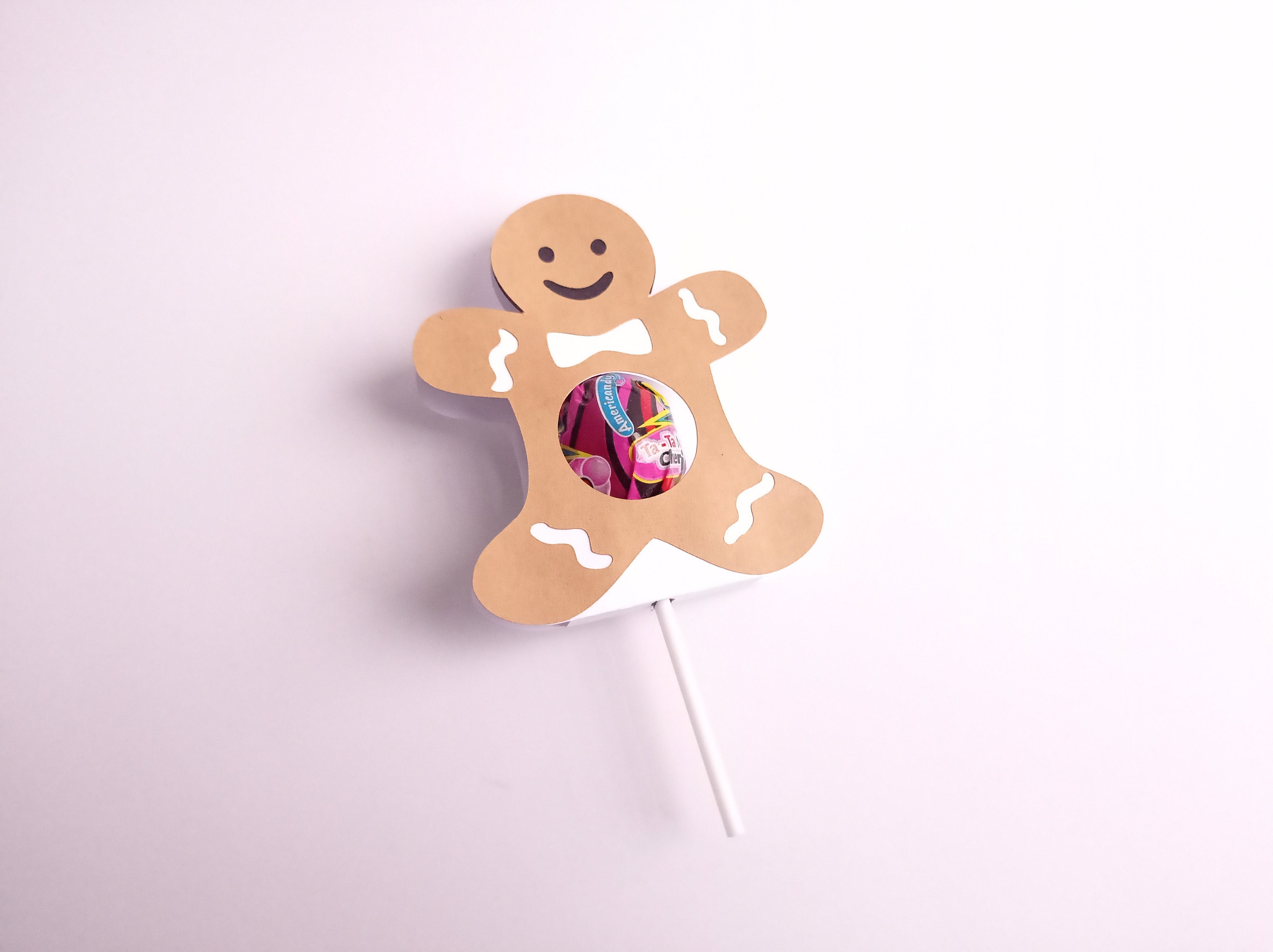 SVG Gingerbread Man Lollipop Holder Favor for Kids Christmas - Etsy
