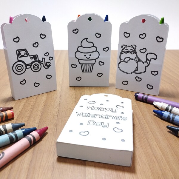 Coloring Box Crayon Holder - Etsy